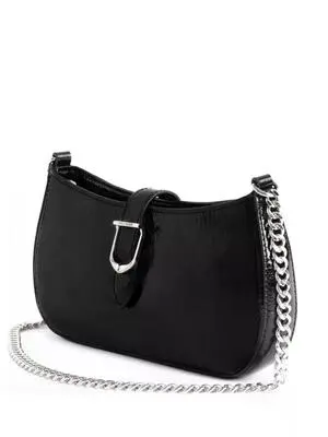 Zadig&Voltaire Janis Leather Shoulder Bag - Black