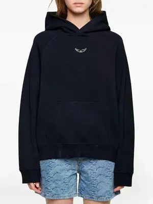 Zadig&Voltaire Georgy Hoodie With Rhinestone Embellishments