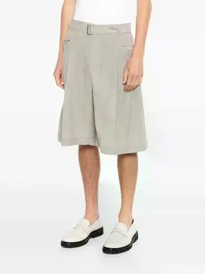 SONGZIO Pleated Belted Shorts