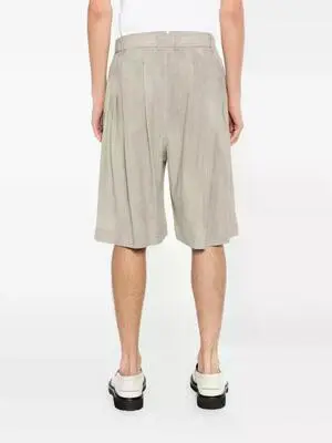 SONGZIO Pleated Belted Shorts