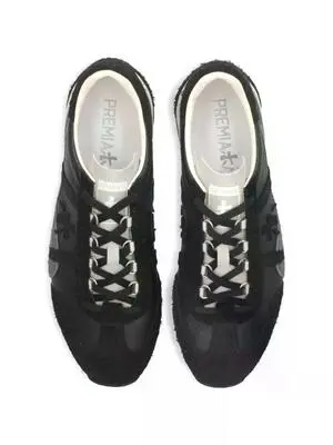 Premiata Jackyx Panelled Leather Sneakers - Black