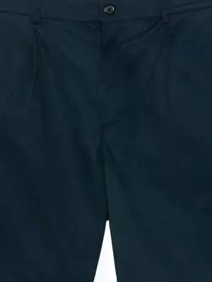 DEPARTMENT 5 Pleated Poplin Shorts - Blue