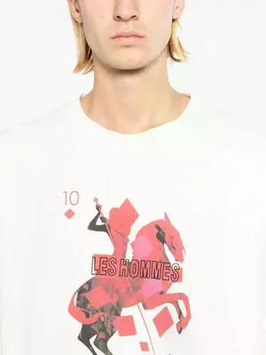 LES HOMMES Printed T-shirt