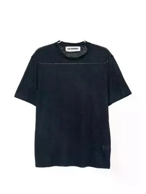 LES HOMMES Linen T-shirt