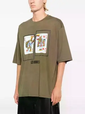 LES HOMMES Printed T-shirt