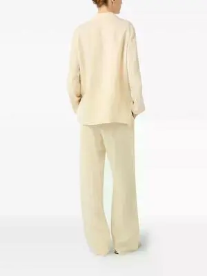 LARDINI Striped Linen Blazer