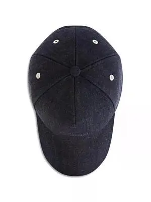 LARDINI Embossed Logo Baseball Cap - Blue