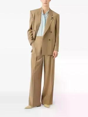 LARDINI Mandarin Collar Silk Shirt