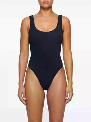 Hunza G Square Neck Swimsuit - Black