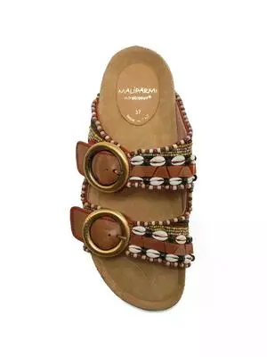 Malìparmi Embellished Double Strap Sandals
