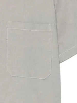 Universal Works Short-sleeved Chest-pocket Shirt - Grey
