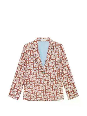 Malìparmi Patterned Single-breasted Blazer