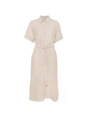 Gant Belted Button-down Midi Dress