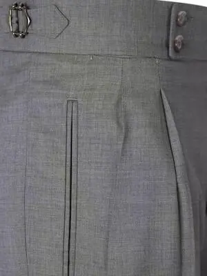 Scabal Pleated Side-adjuster Trousers