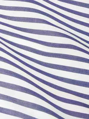 SPORTY & RICH Striped Cotton Shorts