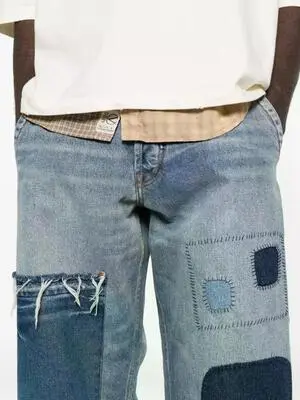 GALLERY DEPT. Patchwork Distressed Jeans