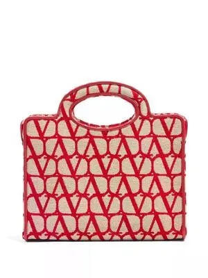 Valentino Garavani Toile Iconographe Small Shopping Bag