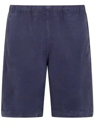 Paul Smith Elasticated Waist Linen-blend Shorts - Gray