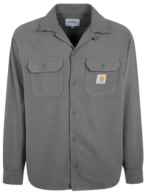 Carhartt Work In Progress Long Sleeves "kelsey Leon" Shirt - Green