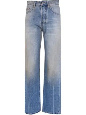MAISON MARGIELA 5 Pockets Cropped Jeans - Blue