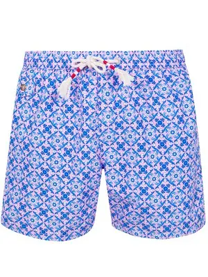 MC2 SAINT BARTH MC2 Saint Barth "LIGHTING 70 MICRO DECO" Swim Shorts Pink