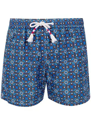 MC2 SAINT BARTH Lighting 70 Micro Deco Swim Shorts - Blue