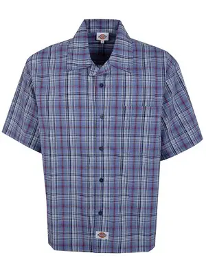 Dickies Springdale" Shirt Short Sleeve - Blue
