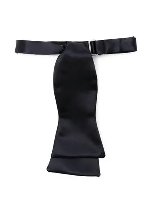 Giorgio Armani Silk Bow Tie - Blue