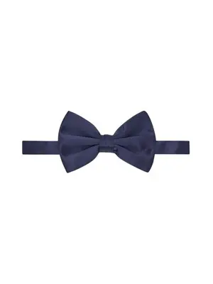 Giorgio Armani Silk Bow Tie - Blue