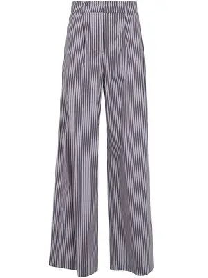 DRHOPE Wide Leg Pinstripe Trousers
