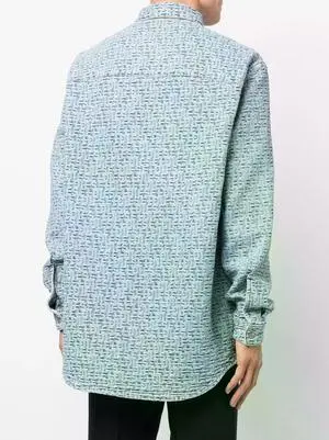 DIESEL® Monogram-print Long-sleeve Shirt