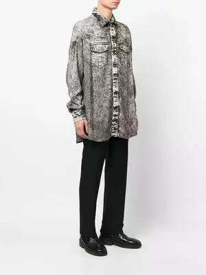 DIESEL® S-kang Long-sleeve Cotton Shirt
