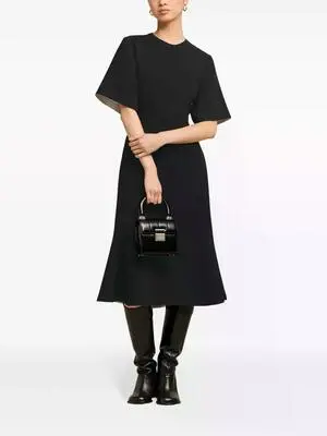 AMI Paris A-line Virgin Wool Midi Dress