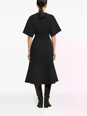 AMI Paris A-line Virgin Wool Midi Dress