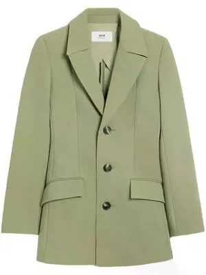 AMI Paris Single-breasted Wool Jacket