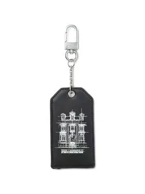 Karl Lagerfeld Sketch Print Keychain - Black