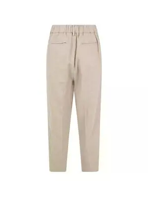 DRHOPE Pleated Tapered Trousers