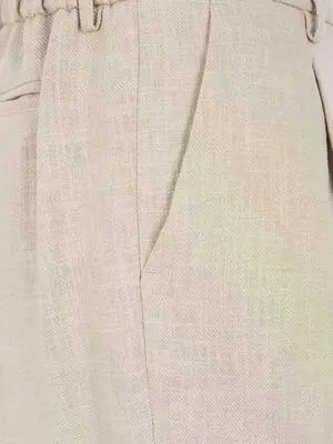 DRHOPE Pleated Tapered Trousers