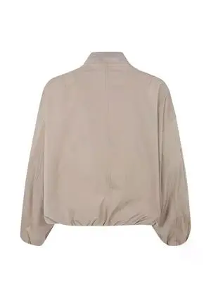 DRHOPE Zip-pocket Bomber Jacket - Neutrals