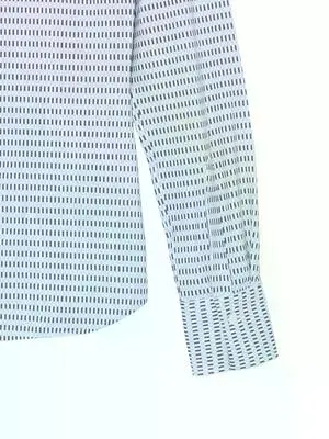 XACUS Geometric Print Button-down Shirt