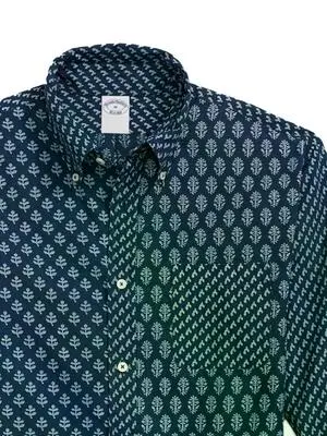 Brooks Brothers Buttoned Patterned Shirt