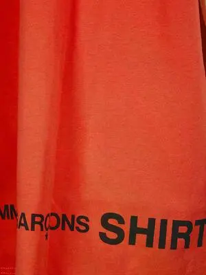 Comme Des Garçons Logo-print T-shirt - Orange