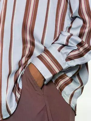 DIEGA Striped Long Sleeve Shirt