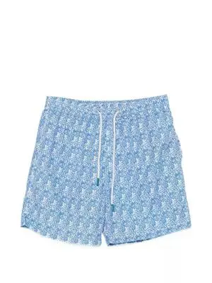 FEFÈ Coral Print Swim Shorts - Blue