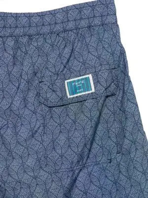 FEFÈ Geometric Print Drawstring Swim Shorts