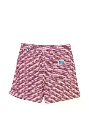 FEFÈ Elephant Print Drawstring Swim Shorts