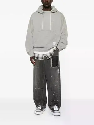 Mihara Yasuhiro Paint-splatter Distressed Jeans