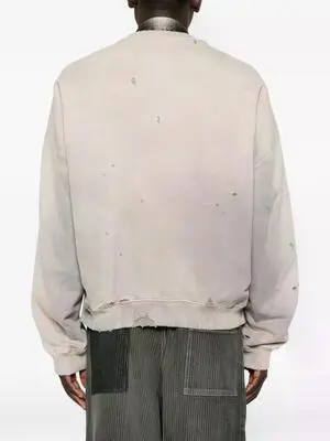 Mihara Yasuhiro Check-pattern Distressed-effect Shirt