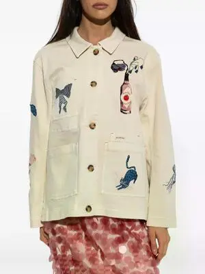 Munthe Embroidered Denim Jacket