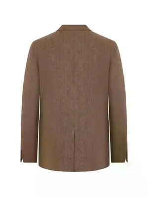 SLOWEAR Single-breasted Notched-lapel Blazer - Brown